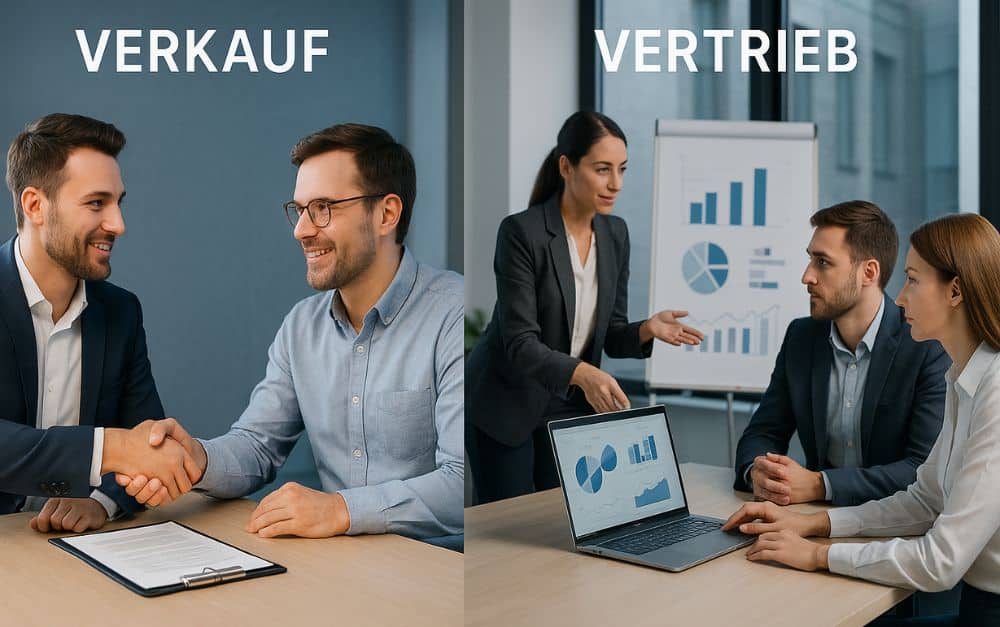 Unterschied von Verkauf und Vertrieb: Kernaspekte erklärt